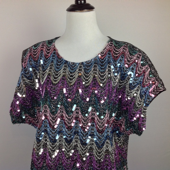 Maggie Lawrence | Tops | Vintage Maggie Lawrence 8s Top Womens Large ...